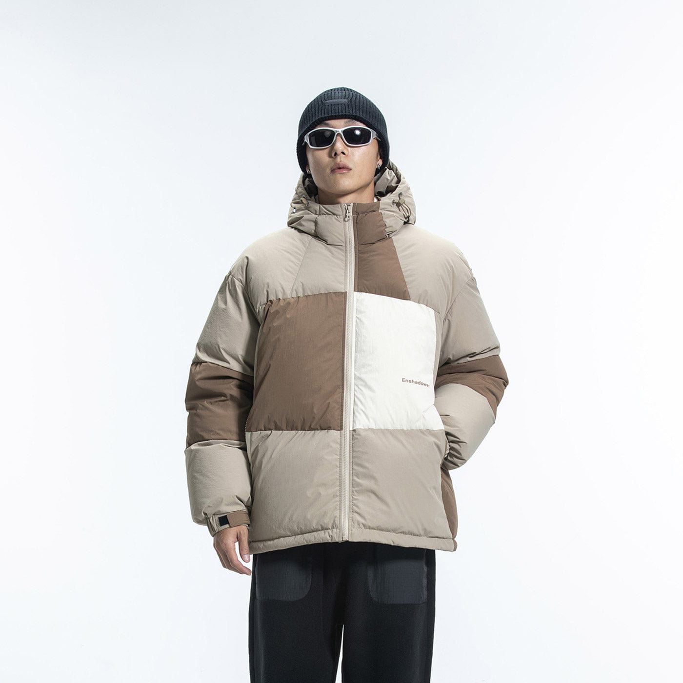 ENSHADOWER Patchwork Down Jacket