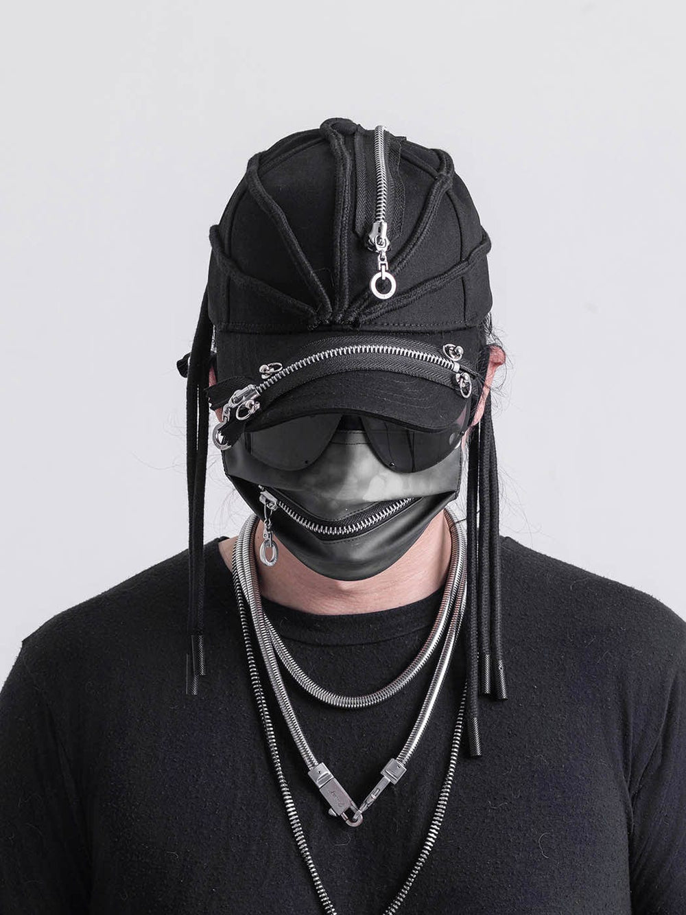 INSIDE OUT Multi-Zipper Dreadlock Cap