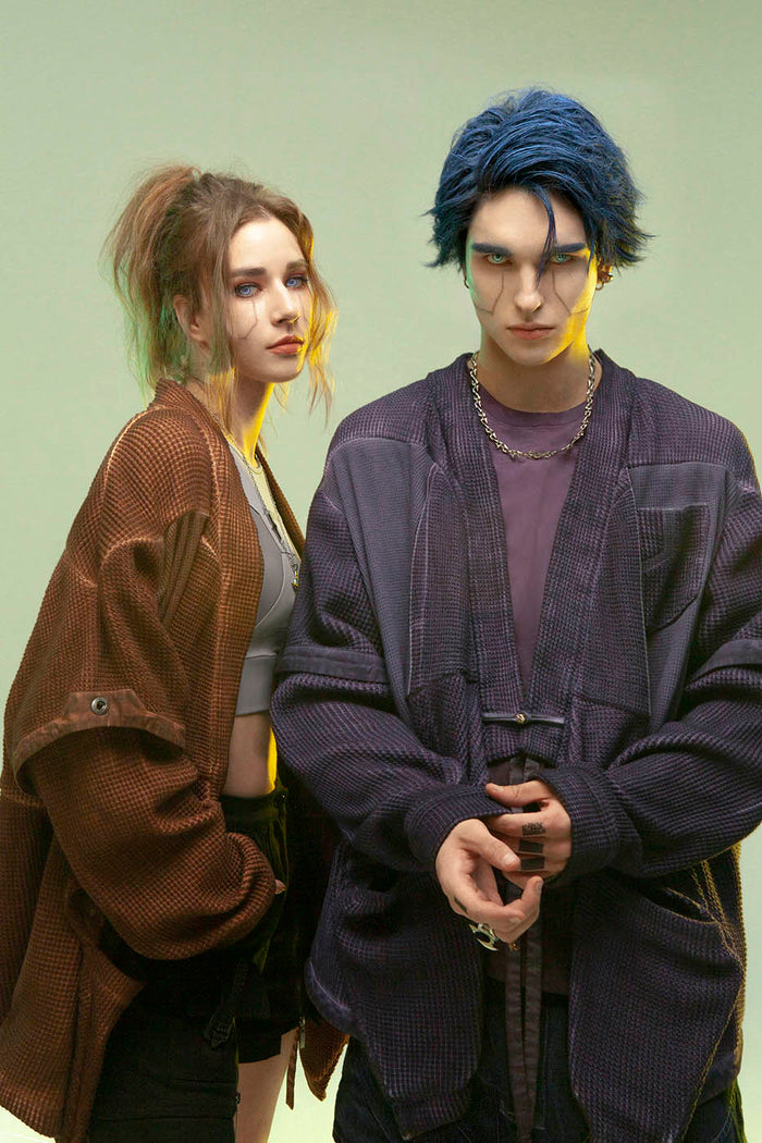 XIPHEVIL Cyberpunk Double-Layer Taoist Robe