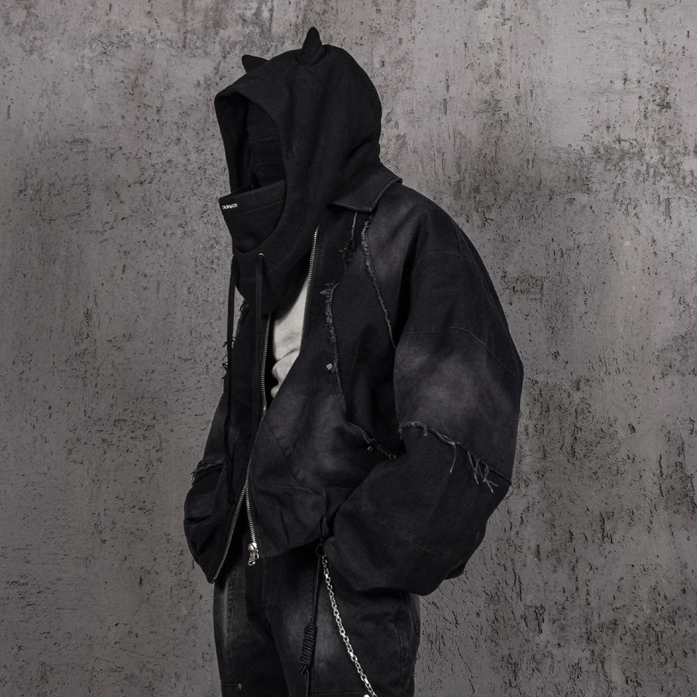 UNDERWATER Raw-Edge Spliced Rivet Jacket