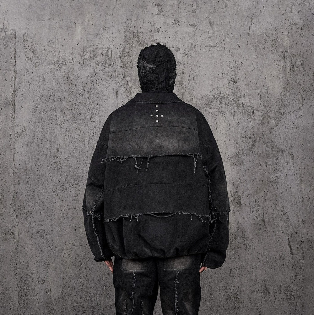 UNDERWATER Raw-Edge Spliced Rivet Jacket