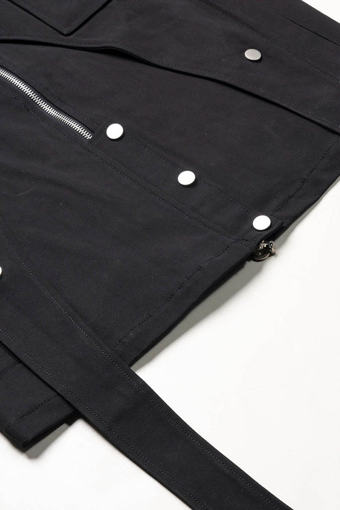 INSIDE OUT Arc Paneled Rivet Jacket