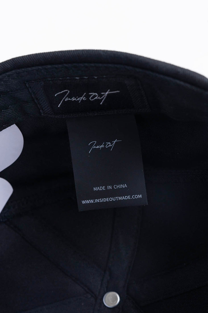 INSIDE OUT Snakebone Clipped Double-Layered Cap