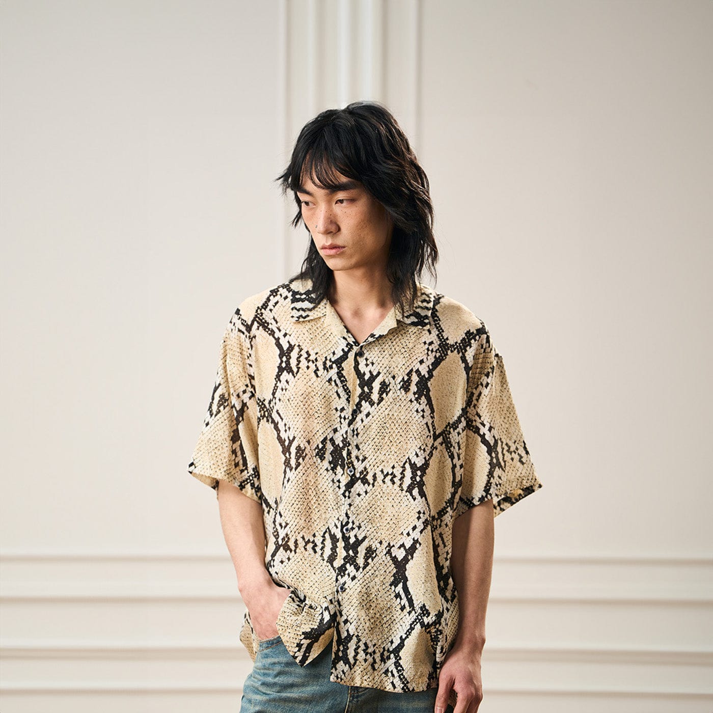 EPIC POETRY Python Cuban Half Shirt