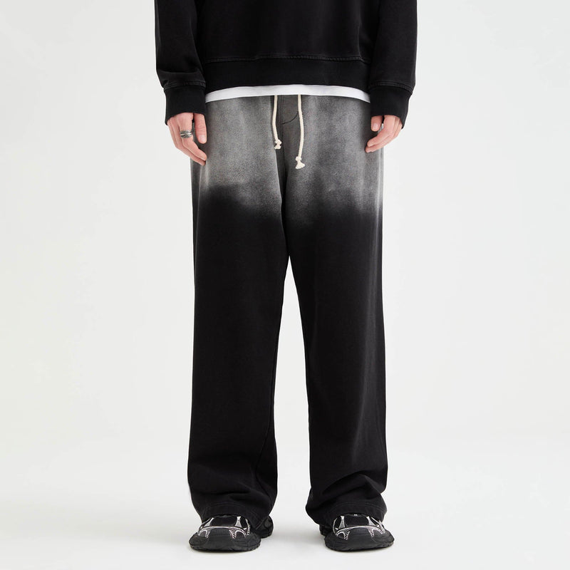ORGANIC EMOTION Gradient Straight-Leg Drawstring Sweatpants